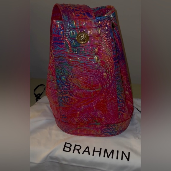 Brahmin | Bags | Turn Heads W Stunning Brahmin Backpack Where Bold ...